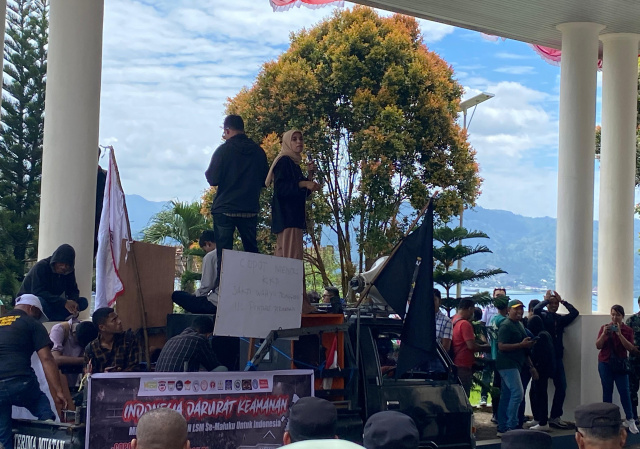 Mahasiswa Nilai DPRD Jalan Di Tempat, Demo Pun Berlanjut - Potretmaluku.id